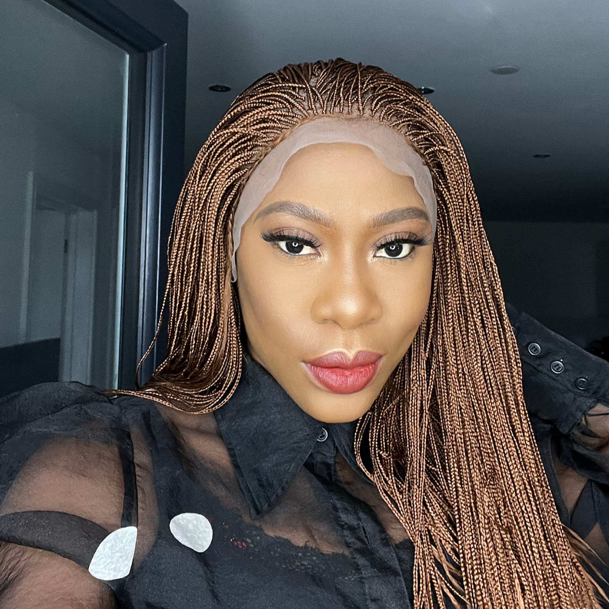 Full Lace Micro Braid Wig - Unique Braided Wigs - UniqueBraidedWigs