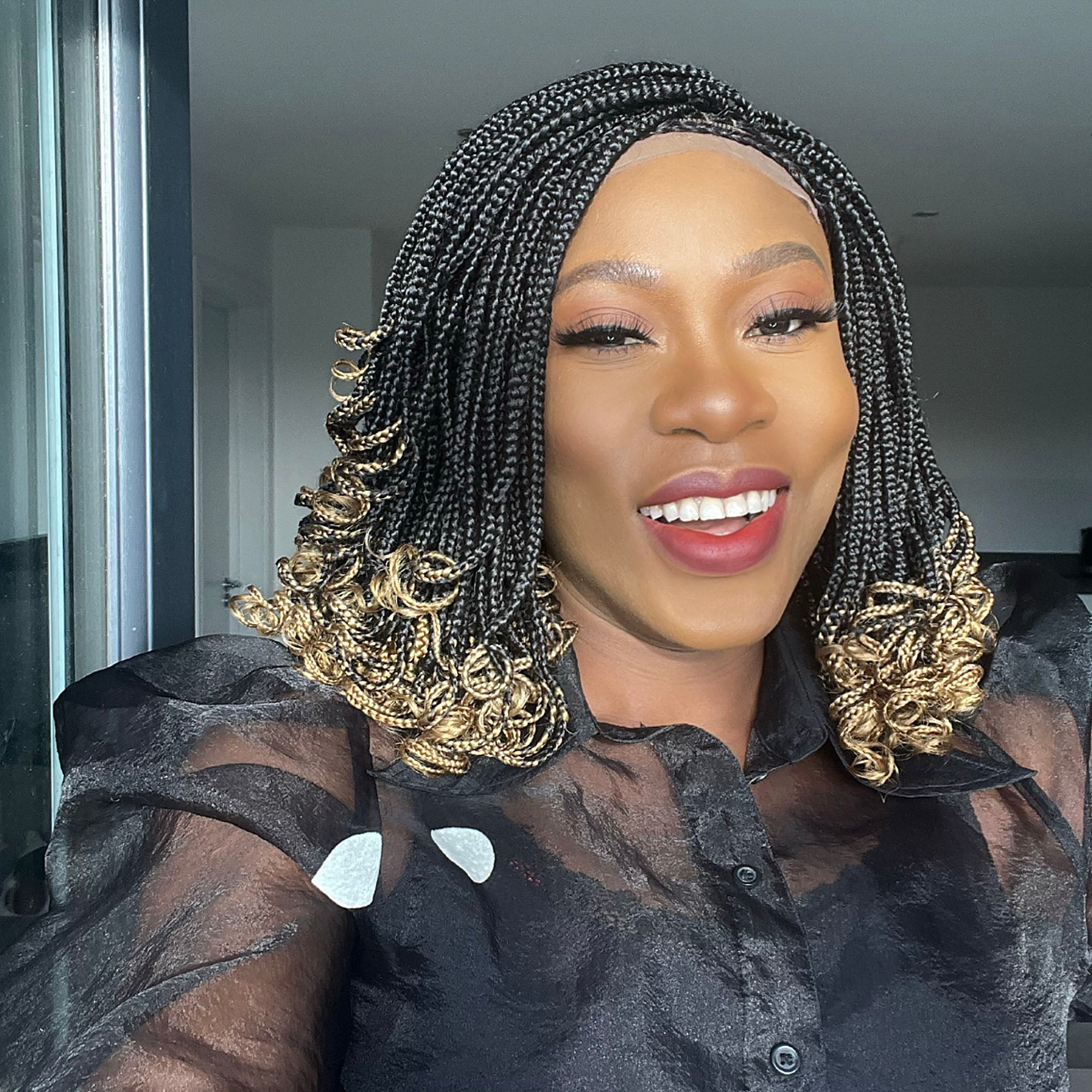 Knotless Box Braid Wig - UniqueBraidedWigs.com