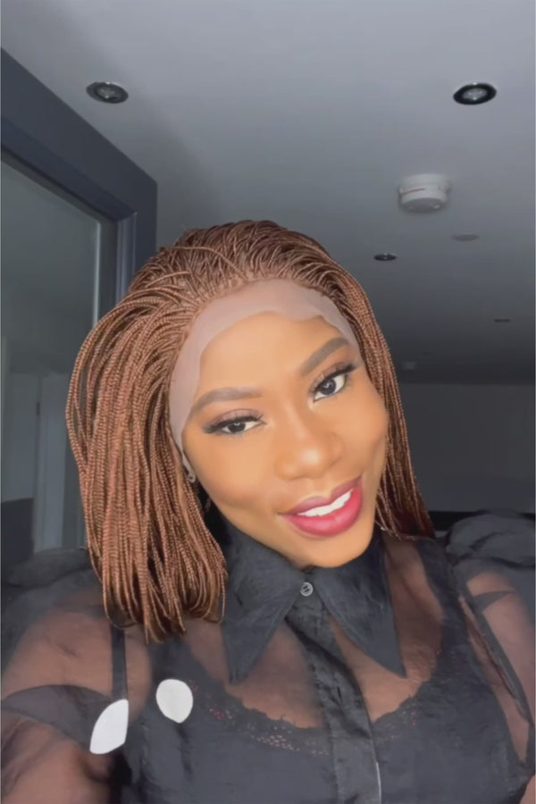 Full Lace Micro Braid Wig - Unique Braided Wigs - UniqueBraidedWigs