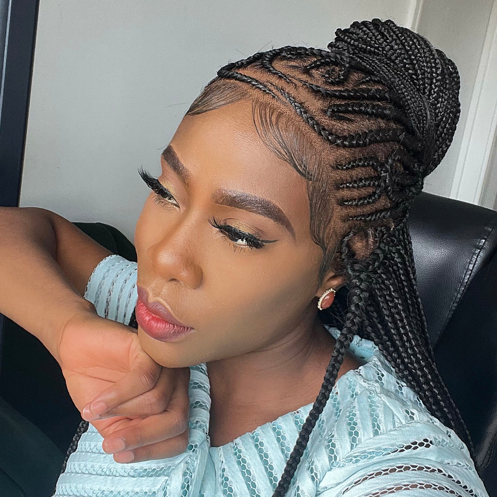 Tribal Cornrow Braids - UniqueBraidedWigs.com