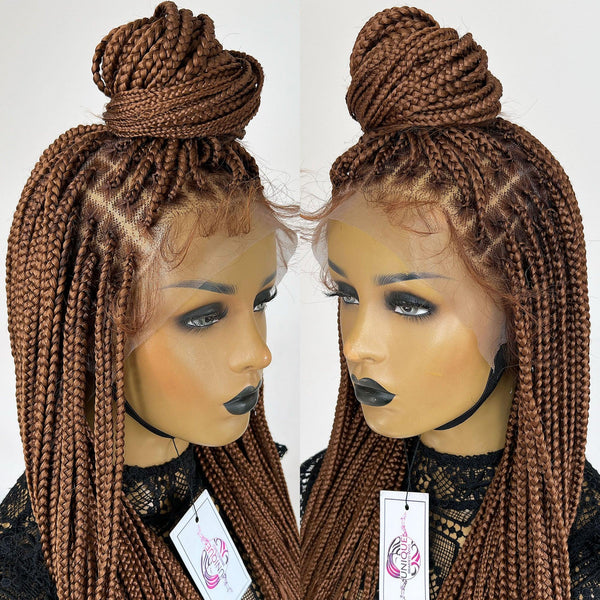 Box Braided Wig - UniqueBraidedWigs.com