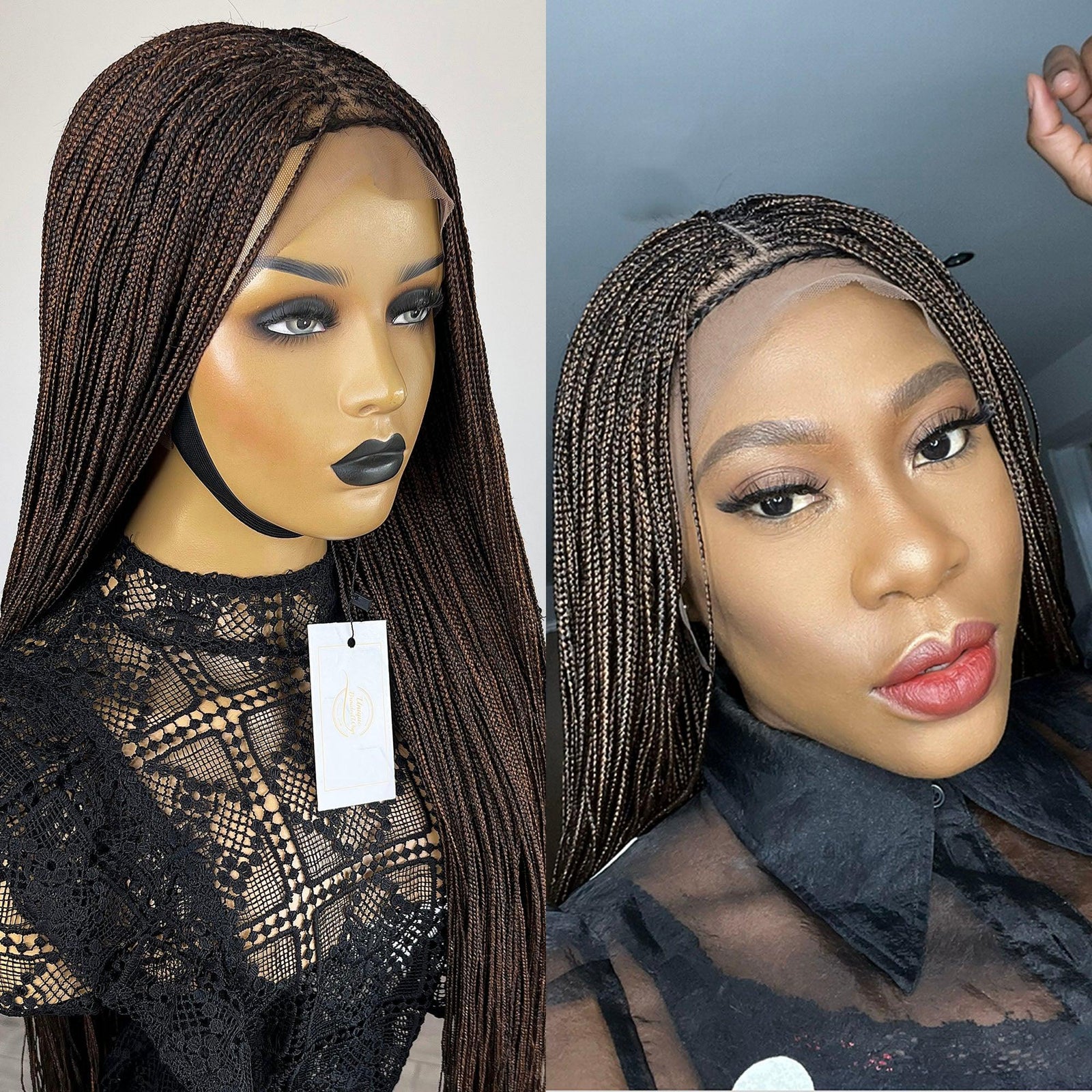 Lightweight Knotless Box Braided Wig for Black Women – UniqueBraidedWigs