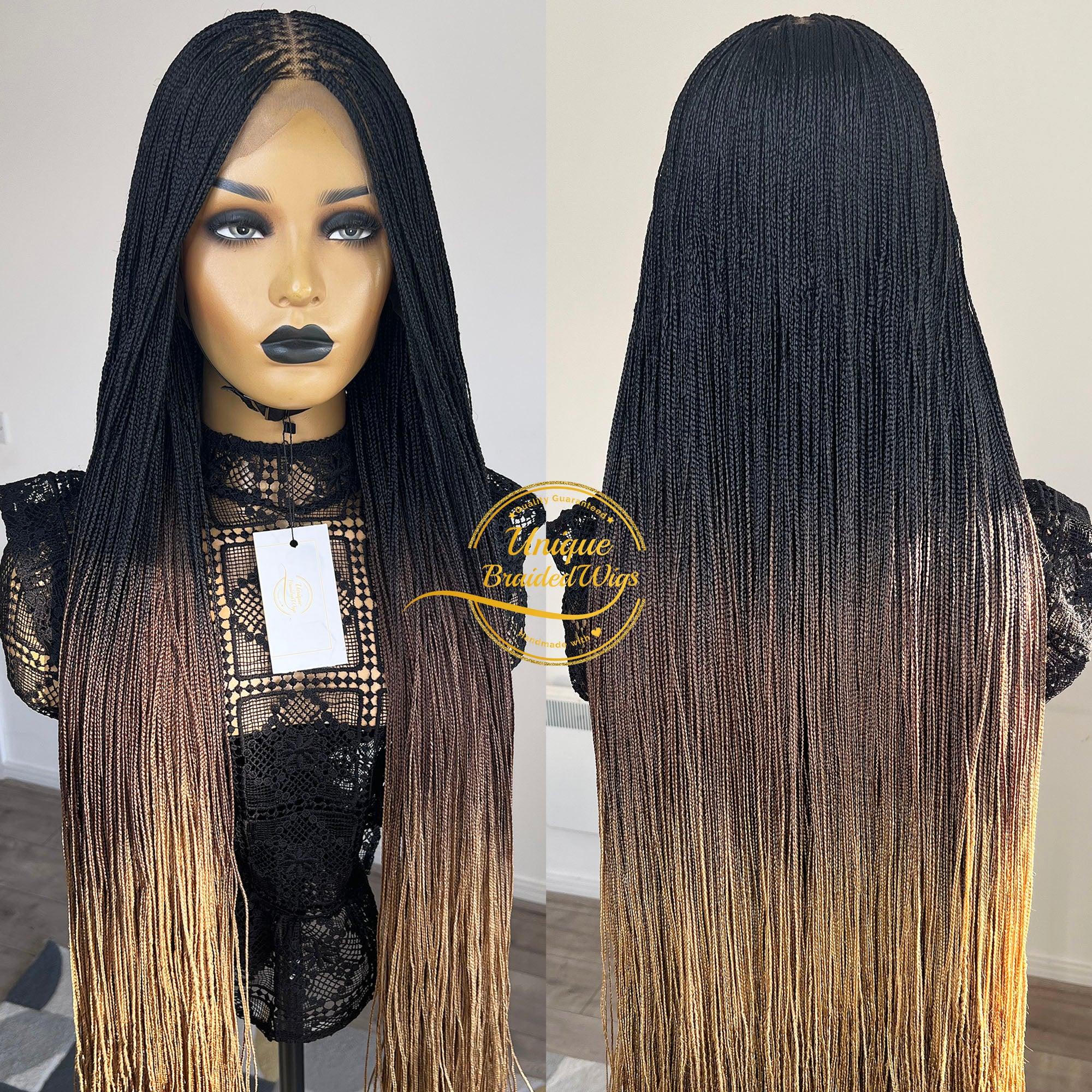 Micro Knotless Braid Wig - UniqueBraidedWigs